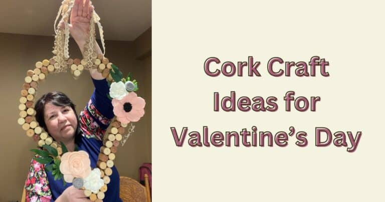 Cork Craft Ideas for Valentine's Day - Little Sister Chalks