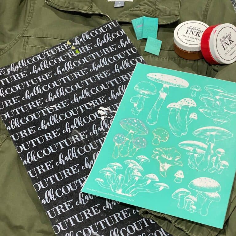 Stencil & Stitch Your Style with Chalk Couture: Upcycled Outerwear ...